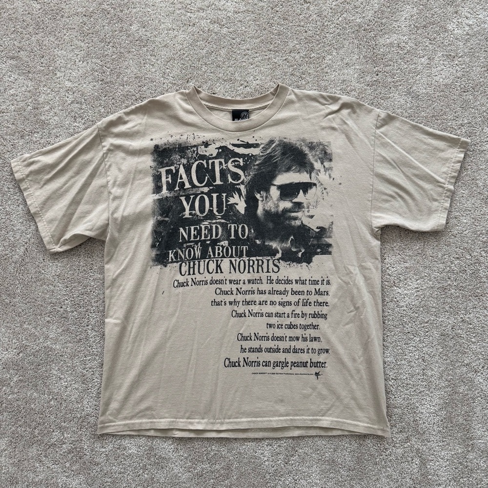 Facts You Need To Know About Chuck Norris 2009 Shirt … - Gem